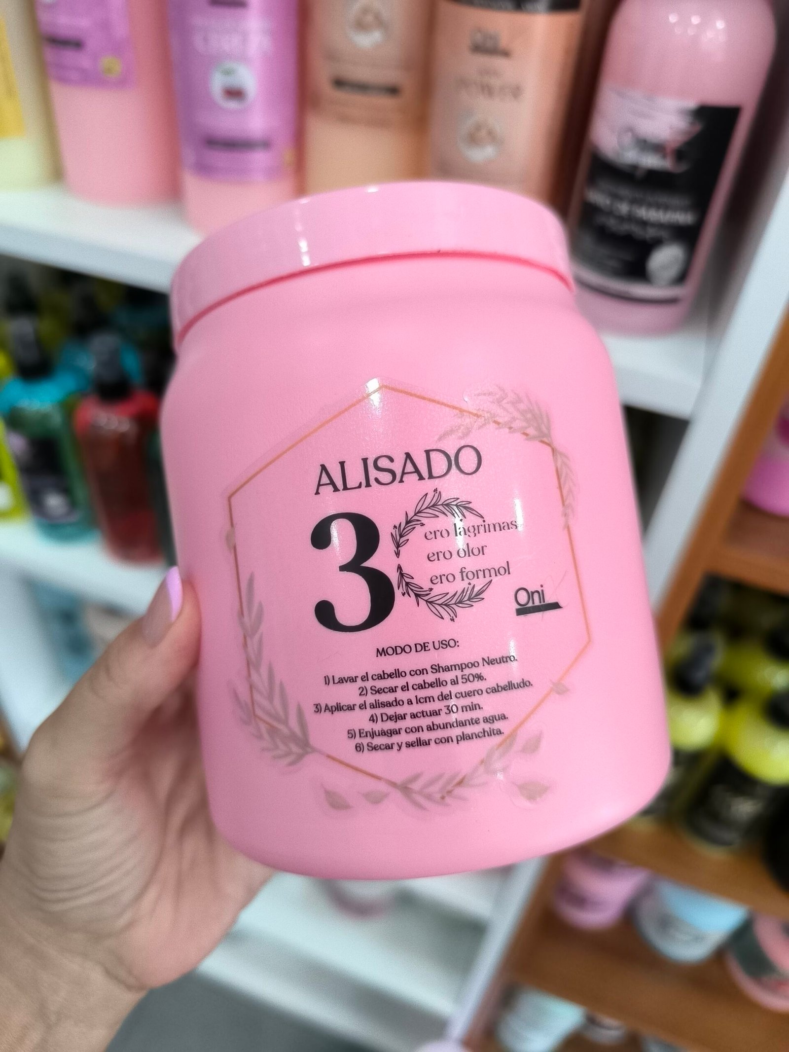 Alisado 3C Onix sin formol.1 kilo